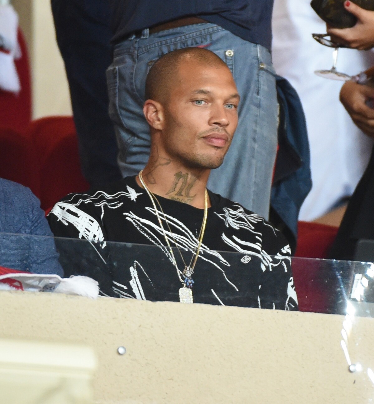 Photo : Jeremy Meeks - Match de football entre l'AS Monaco et l ...