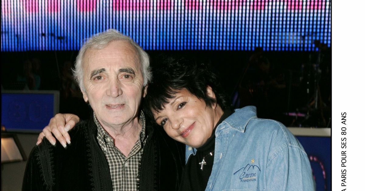 Charles Aznavour et Liza Minelli à Paris en 2004 - Purepeople