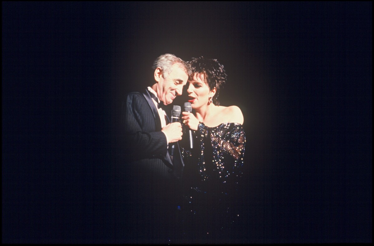 Photo : ARCHIVES - Charles Aznavour et Liza Minelli au Lido en 1987 ...