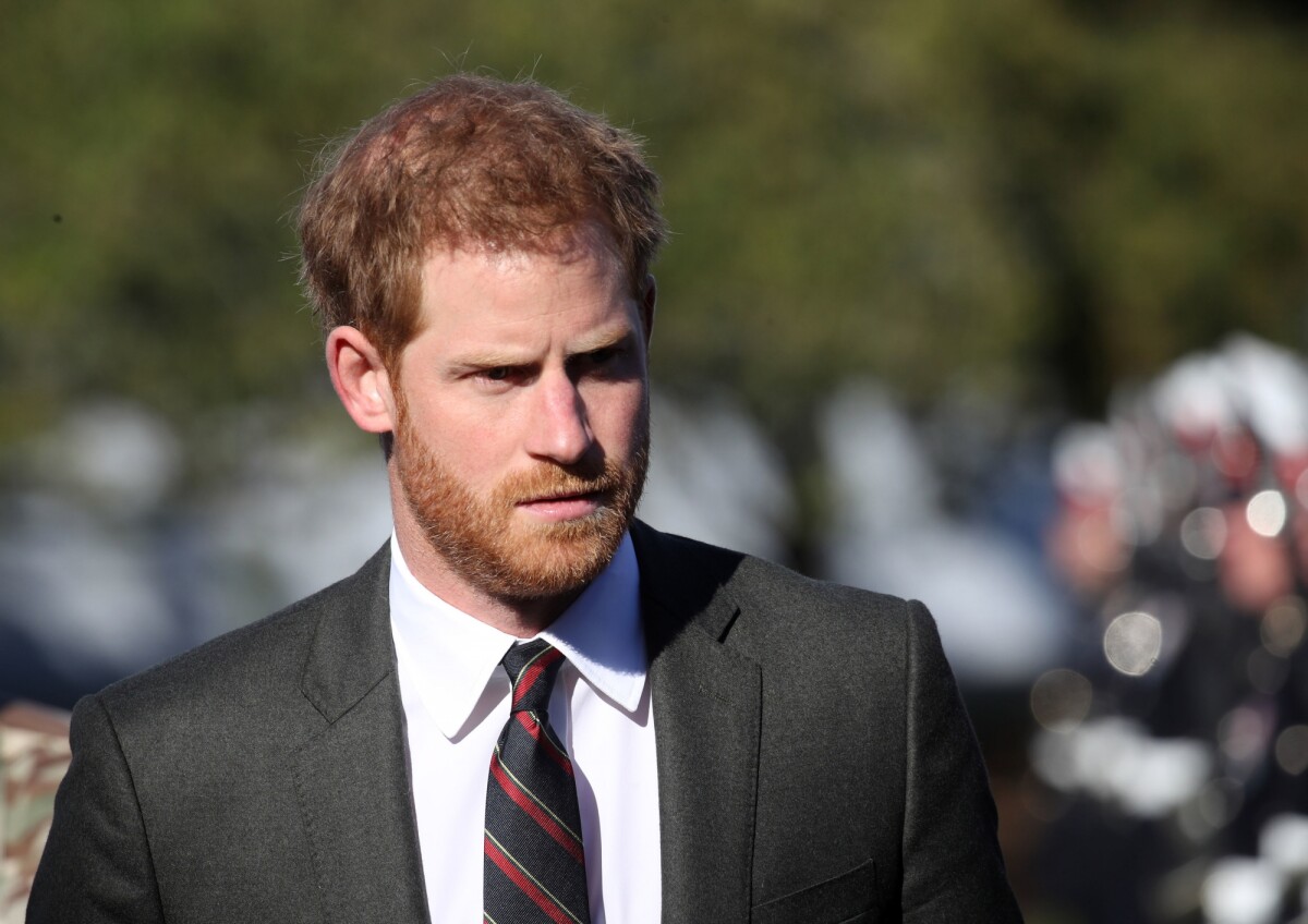 Photo : Le prince Harry, duc de Sussex, lors d'une visite au centre d ...