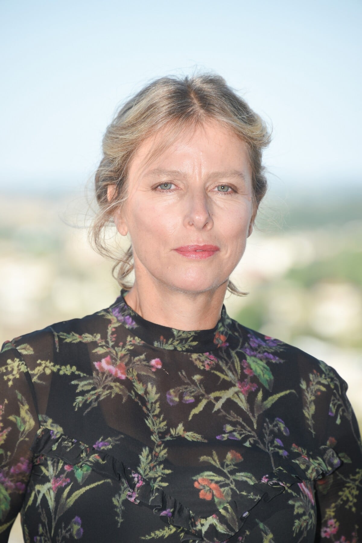 Photo : Karin Viard (Présidente du jury) lors du premier jour de la ...