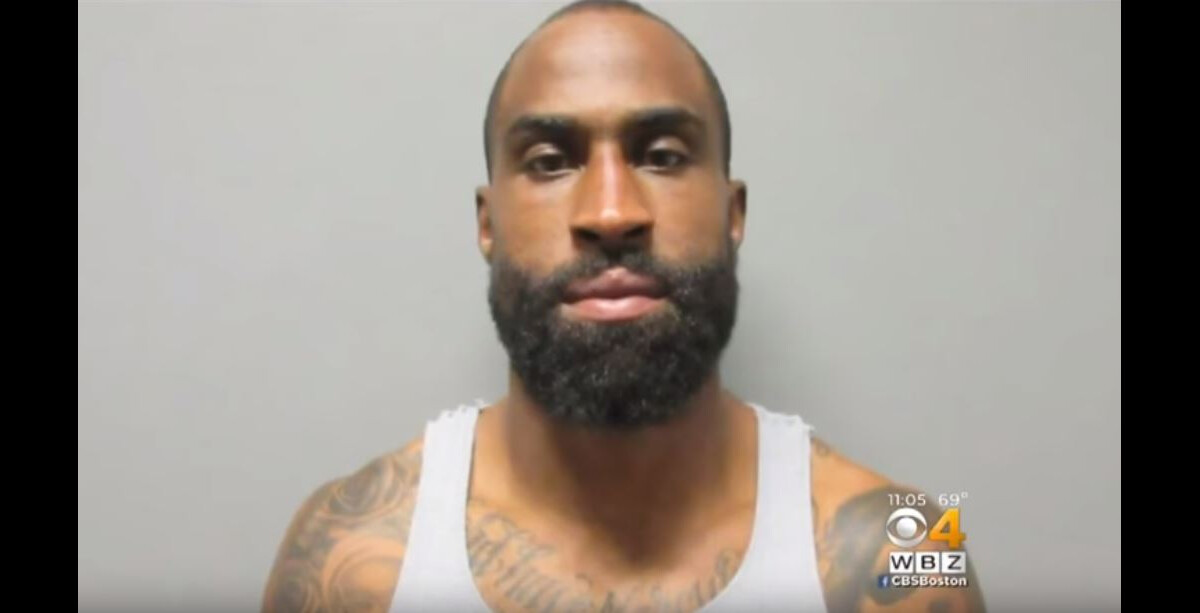 Photo : Portrait de Brandon Browner diffusé sur CBS Boston. - Purepeople