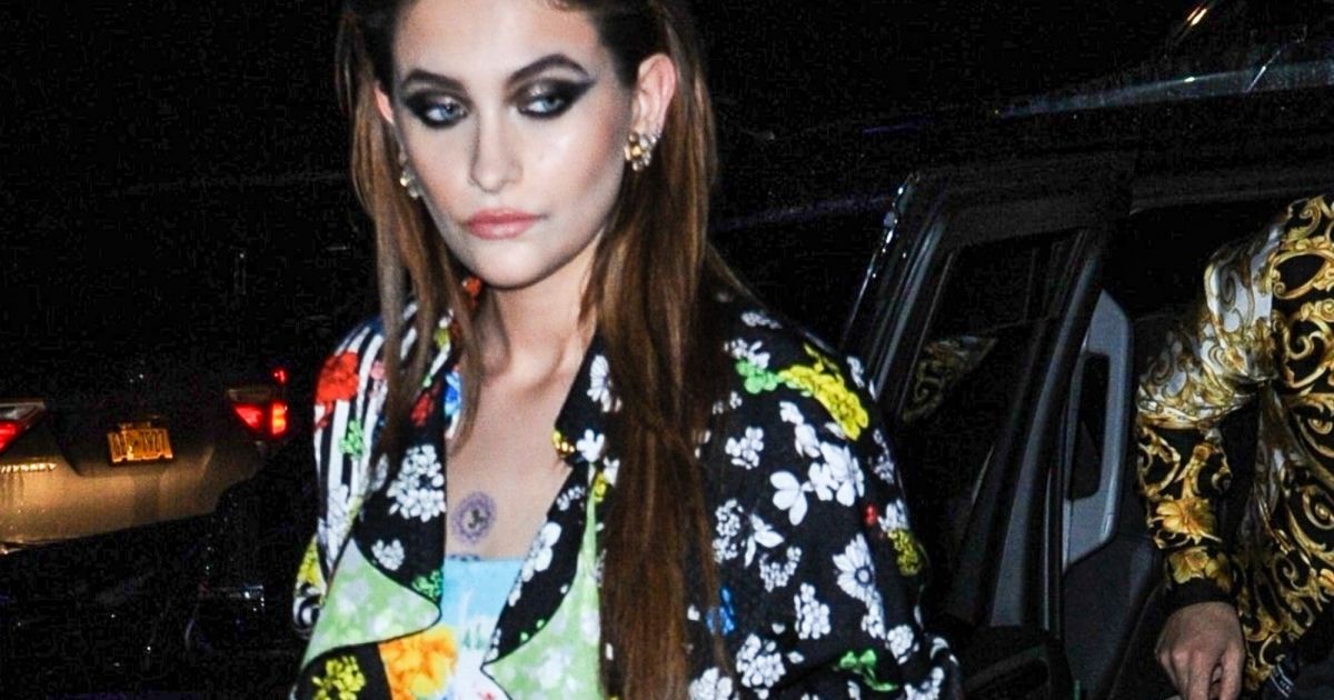 Paris Jackson arrive au défilé de mode Versace à New York, le 2 ...