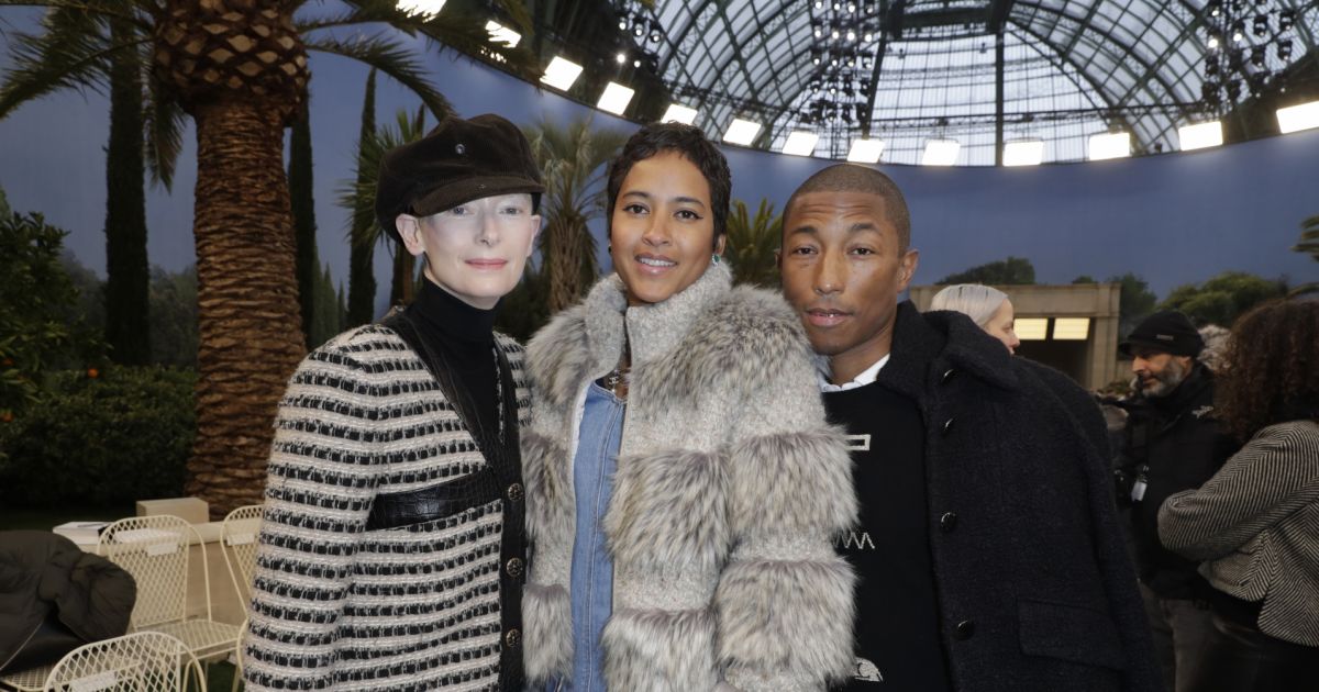 Tilda Swinton, Helen Lasichanh et Pharrell Williams - Deuxième défilé ...
