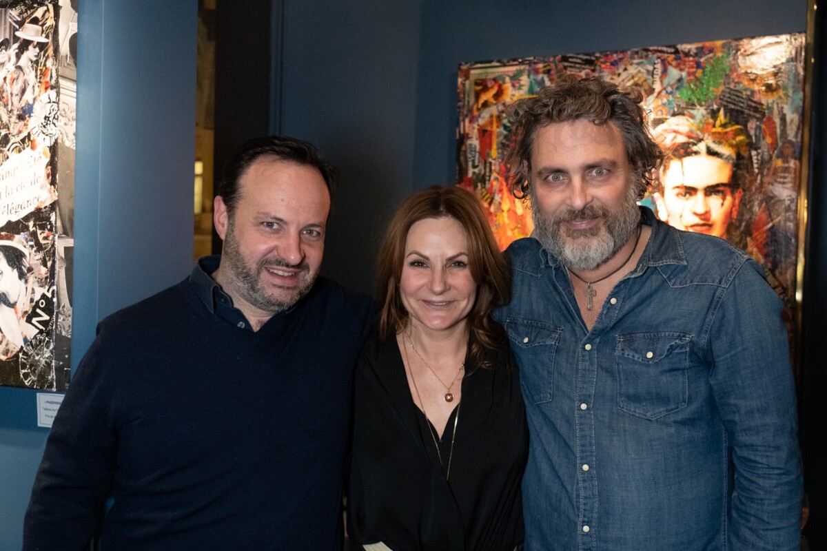 Photo : Exclusif - Anne Mondy et Bruce Merritte - Vernissage de l ...