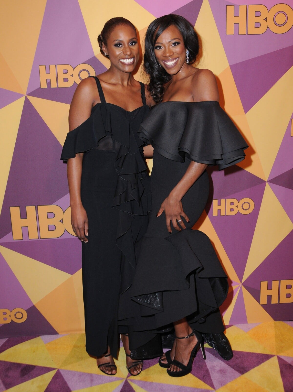 Photo : Issa Rae, Yvonne Orji à la soirée "HBO Golden Globe After Party ...