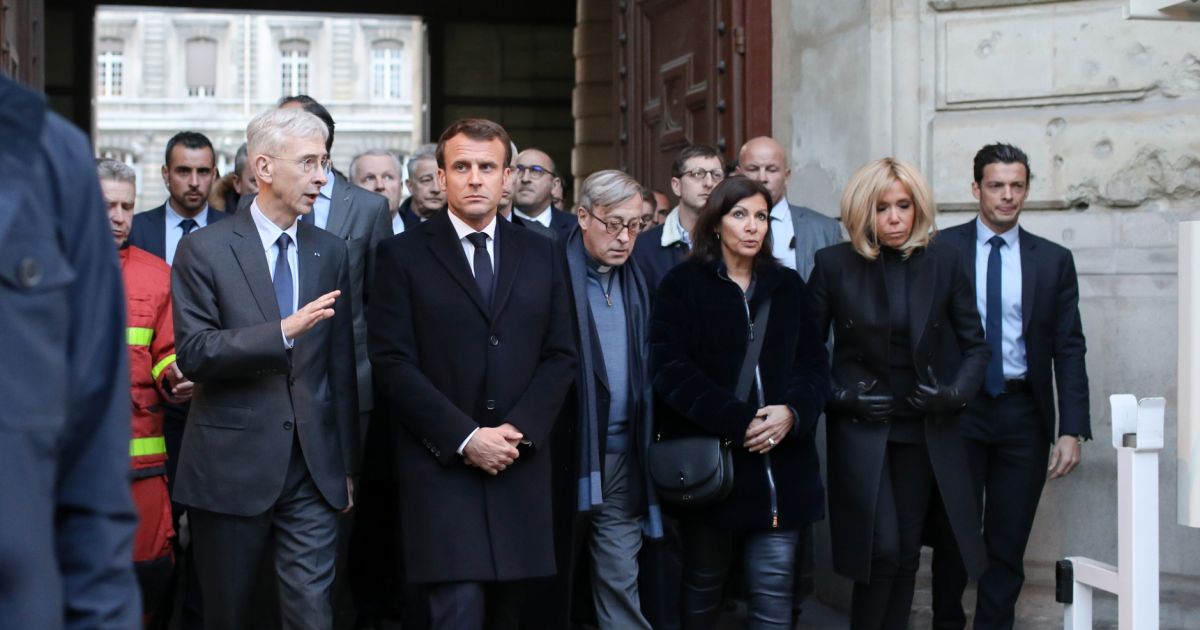 Didier Lallement, préfet de Police de Paris, le président de la ...