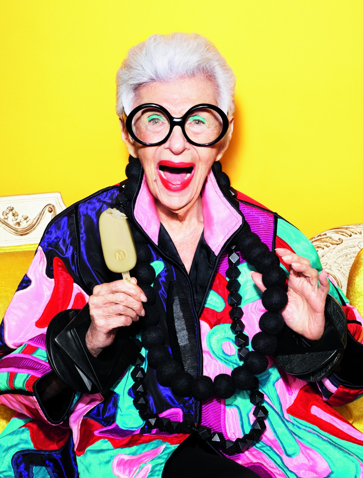 Photo : Iris Apfel, 97 ans, succède à Bella Hadid et Cara Delevingne au titre d'ambassadrice de ...
