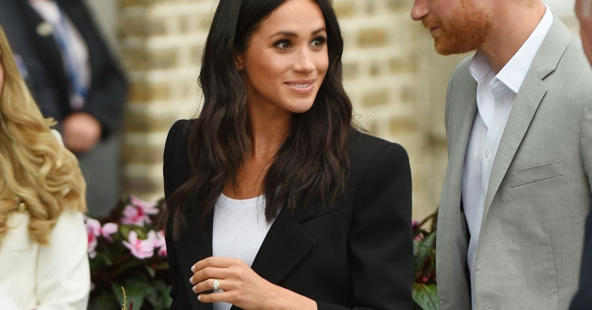 Le prince Harry, duc de Sussex et sa femme Meghan Markle, duchesse de ...