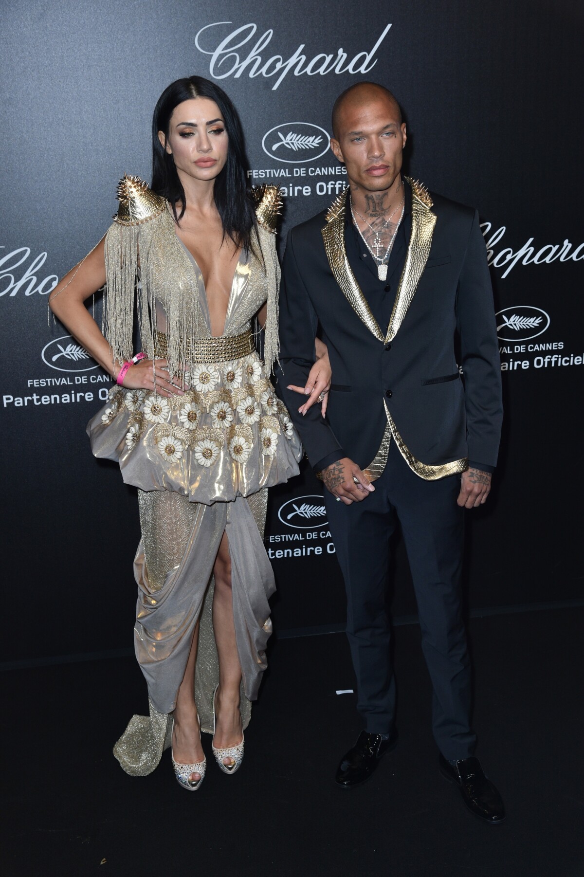 Photo : Andreea Sasu et Jeremy Meeks - Photocall de la soirée "Chopard ...