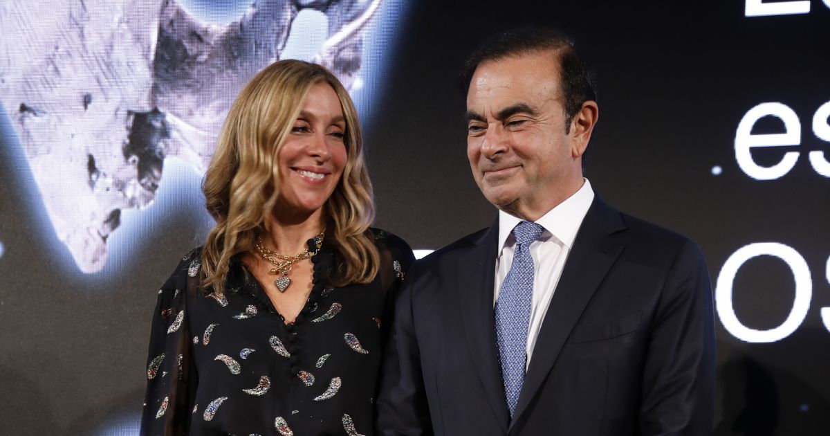 Carlos Ghosn et son épouse Carole Ghosn - Gala Scopus 2018 au Pavillon ...