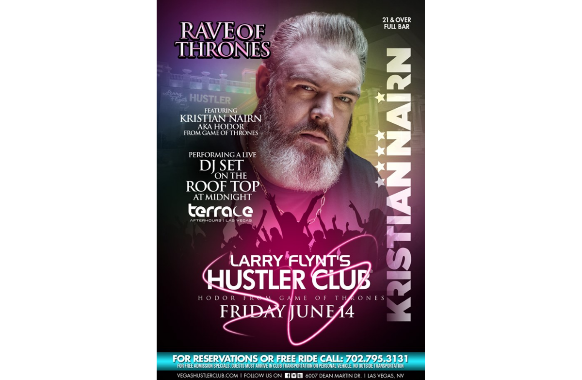 Photo : Larry Flynt's Hustler Club- Promotion de la soirée Rave of ...
