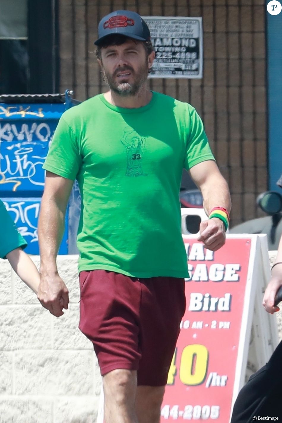 Exclusif - Casey Affleck est allé déjeuner avec ses fils Indiana et ...