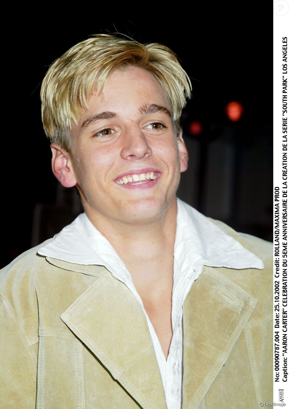 Aaron Carter le 25 octobre 2002. - Purepeople