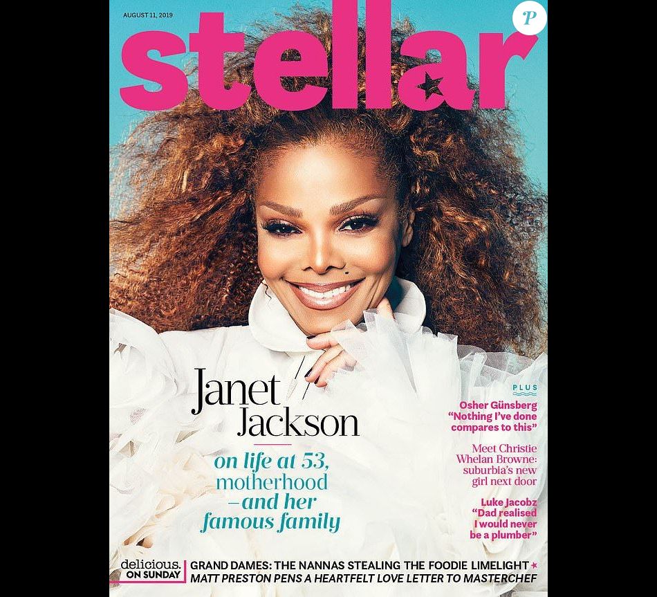 Janet Jackson en couverture du magazine Stellar. Août 2019. - Purepeople