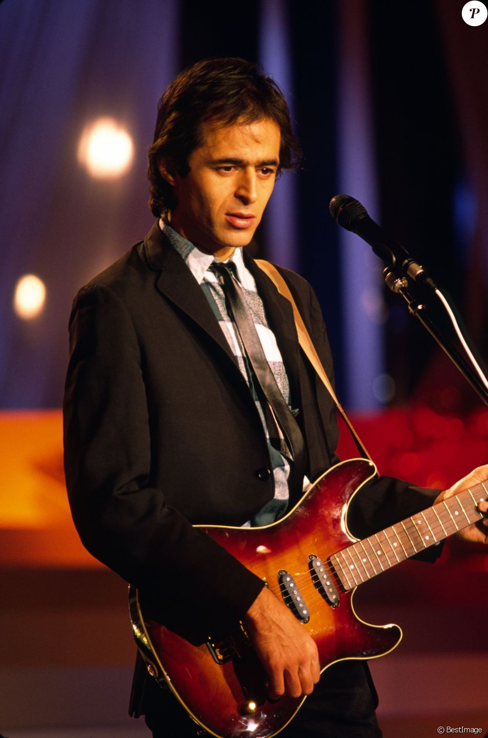 Jean-Jacques Goldman à Paris en 1987. - Purepeople