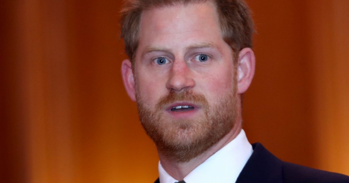 Le prince Harry, duc de Sussex, lors d'une cérémonie pour le 5ème ...