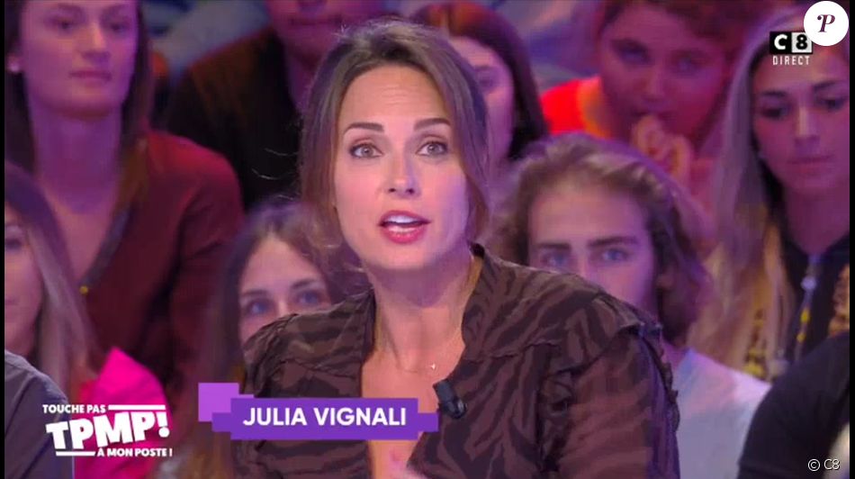 L'animatrice de M6 Julia Vignali invitée dans Touche pas à mon poste ...