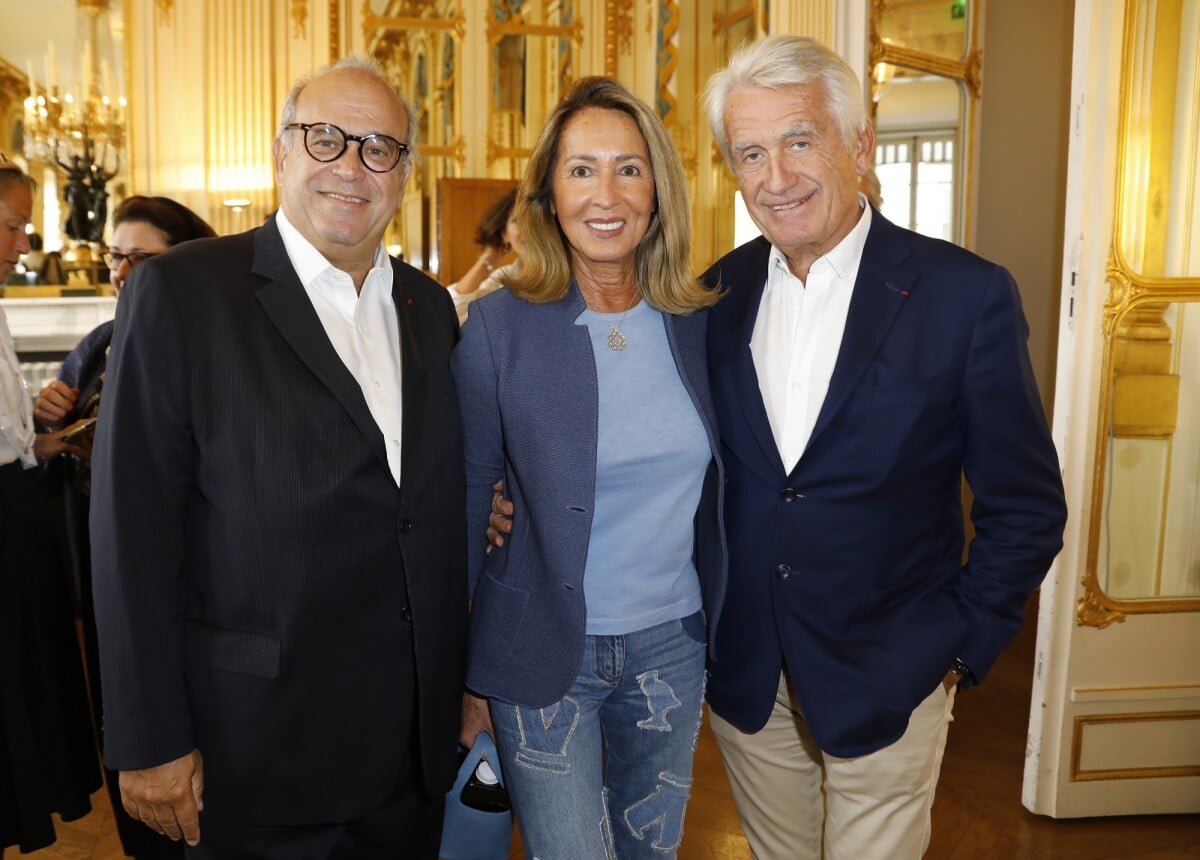 Photo : David Khayat, Nicole et Gilbert Coullier - Cérémonie de remise ...