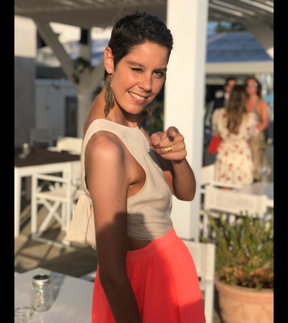 Photo : Fanny Leeb à partager cette photo d'elle sur Instagram, le 8 ...