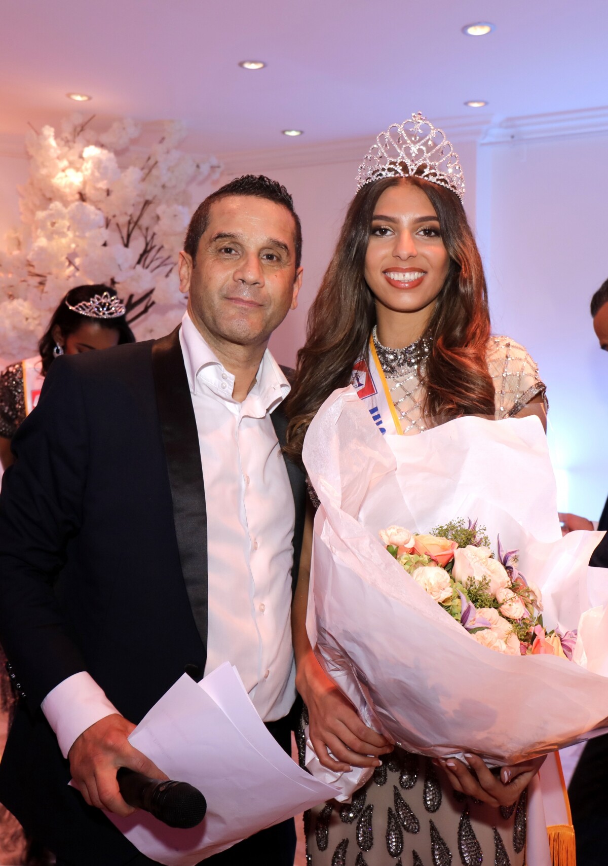 Photo Exclusif David Donadei Et La Miss Beauté Nationale 2020 Lors