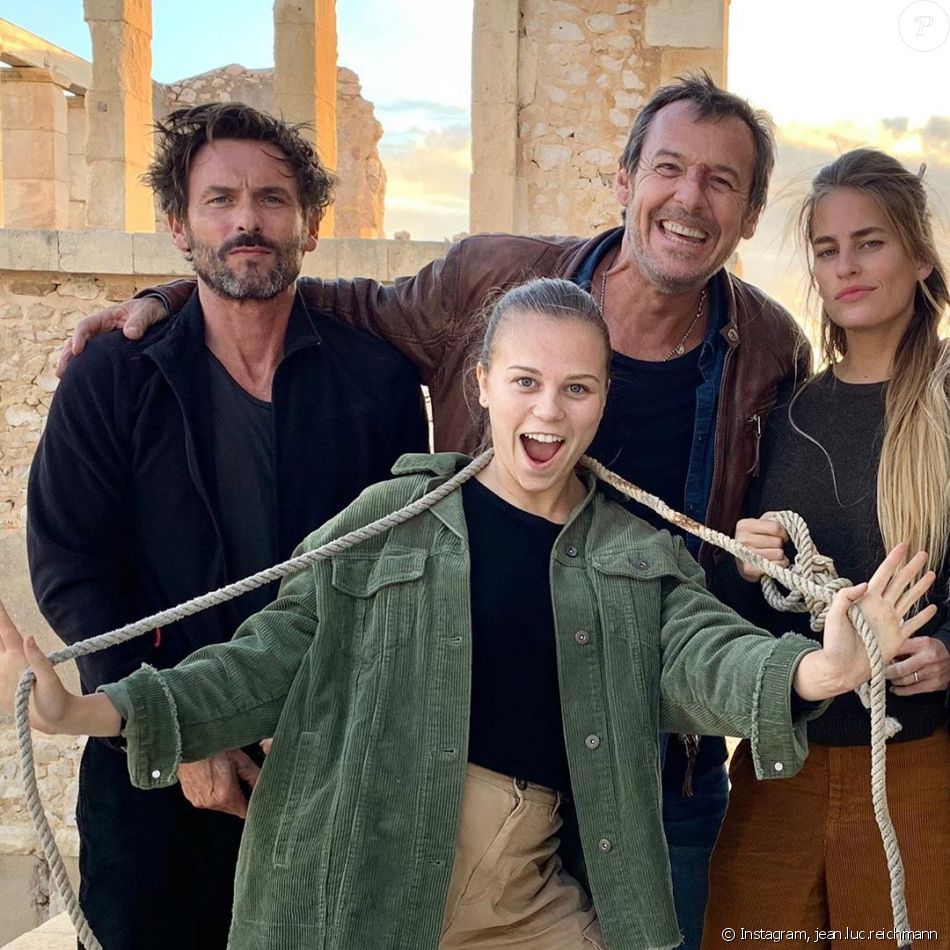 Jean-Luc Reichmann sur le tournage de la saison 7 de Léo Matteï, avec ...