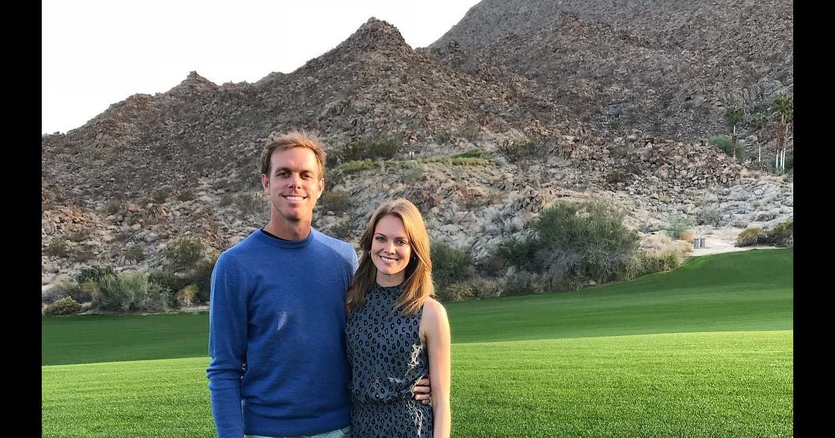 Sam Querrey et sa femme Abby à Palm Desert (Californie) en novembre ...