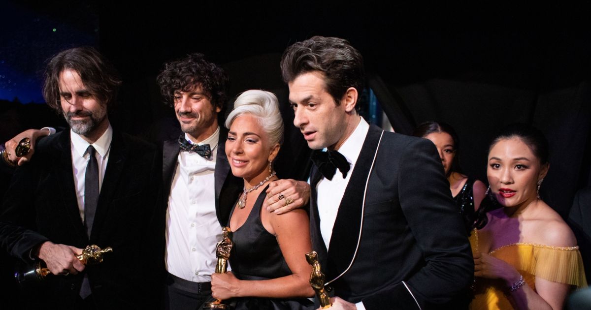 Andrew Wyatt, Anthony Rossomando, Lady Gaga et Mark Ronson - Backstage ...