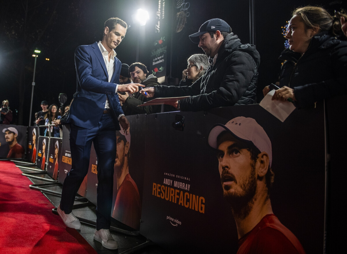 Photo : Andy Murray à la projection de son documentaire d'Amazon Prime ...