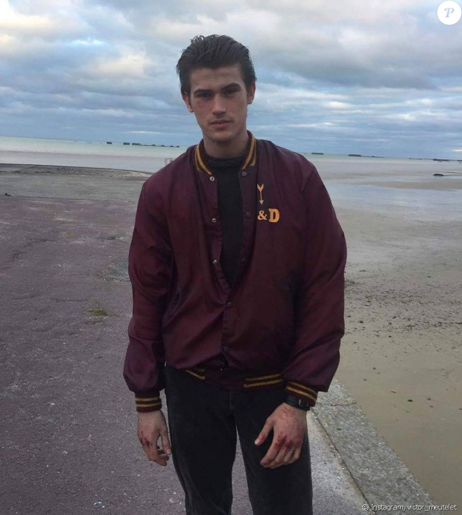 Victor Meutelet sur une plage, le 26 février 2017, sur Instagram ...