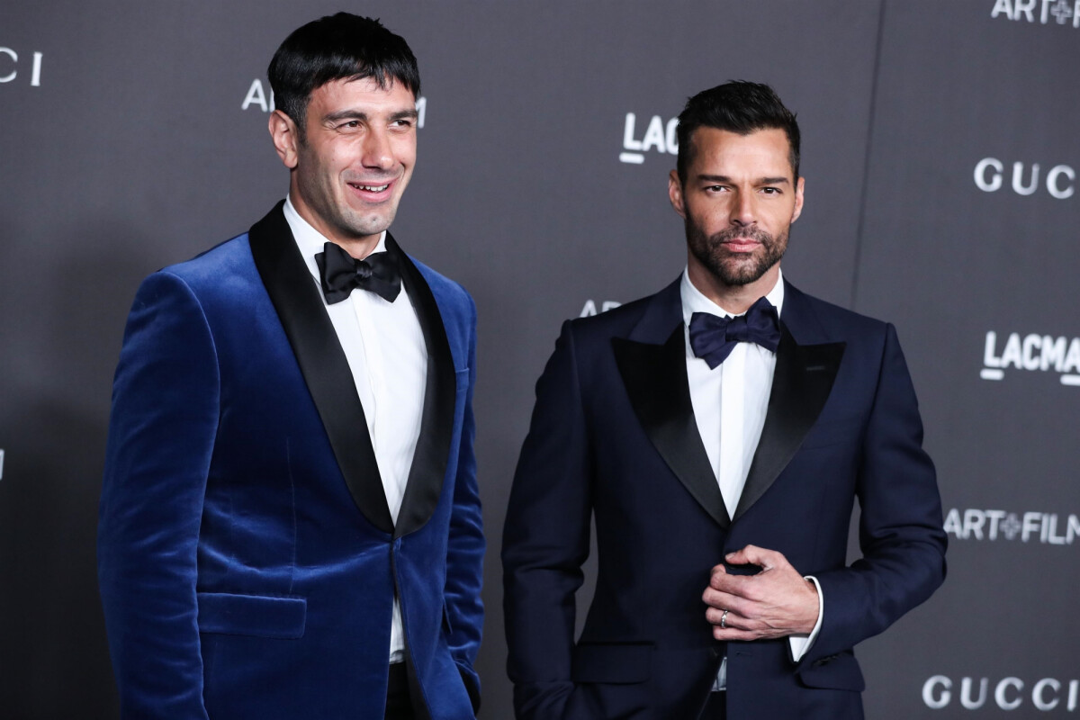 Photo : Jwan Yosef et son mari Ricky Martin au photocall de la soirée ...