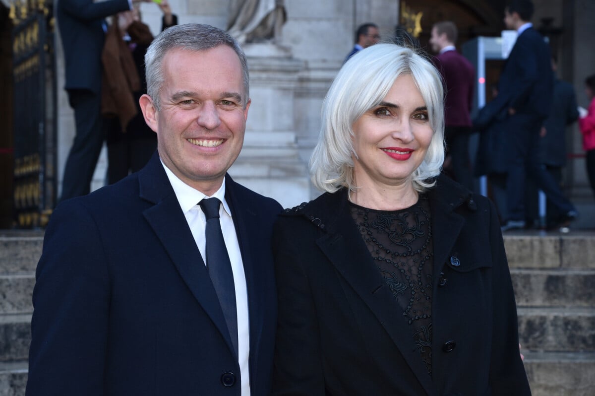 Photo : Francois de Rugy et sa femme Severine Servat de Rugy arrivent ...