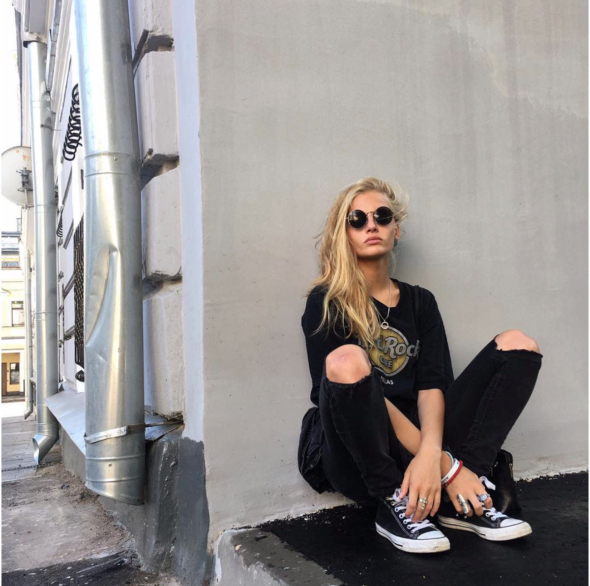 Photo : Le mannequin Ksenia Puntus. Moscou, juillet 2018. - Purepeople
