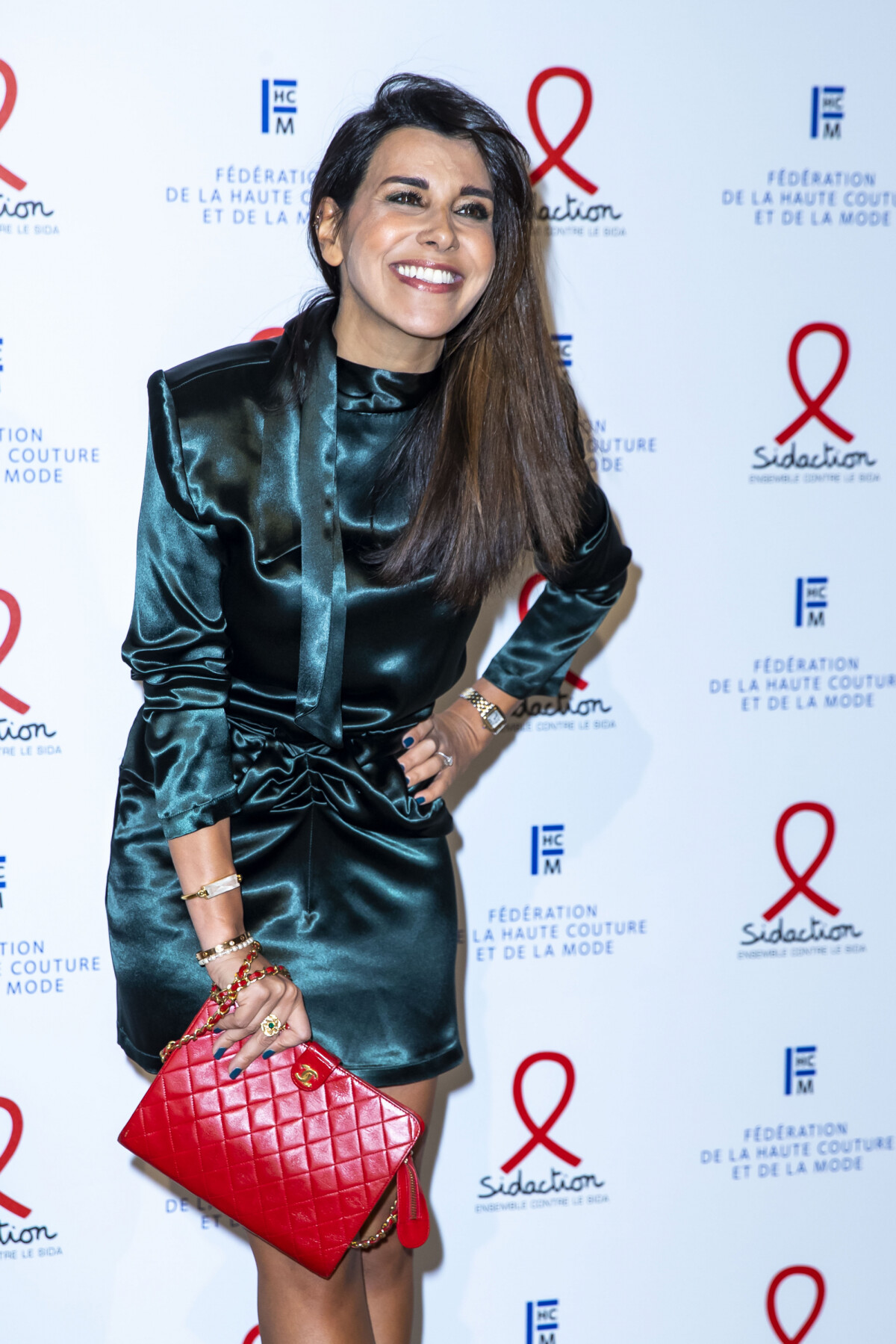 Photo : Reem Kherici lors du photocall de la 18ème édition du "Dîner de ...