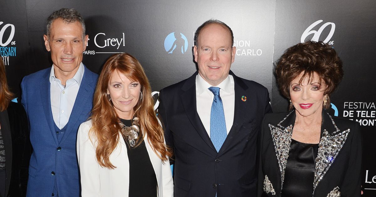 Linda Gray, Jane Seymour, le prince Albert II de Monaco, Joan Collins ...