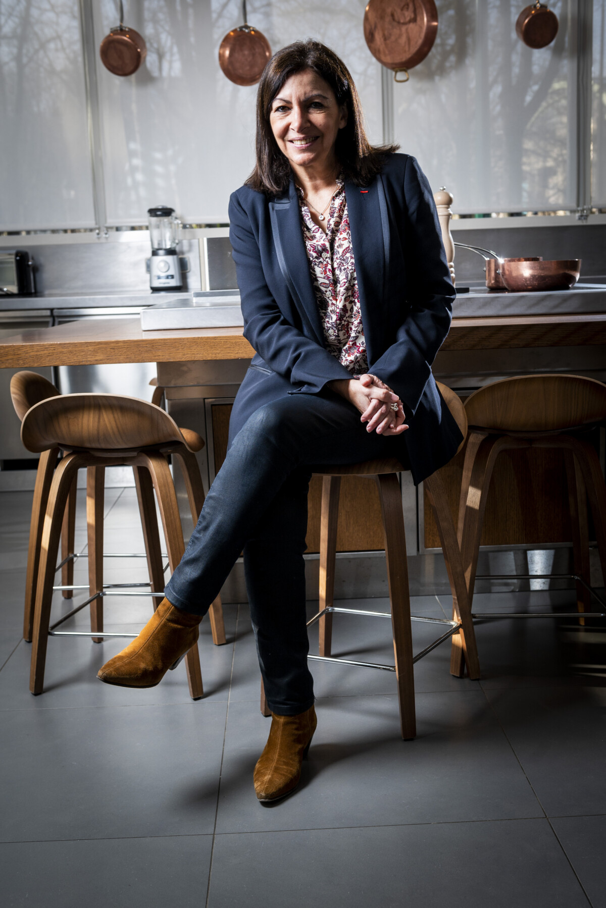 Photo : Exclusif - Rendez-vous avec Anne Hidalgo à Paris le 19 février ...