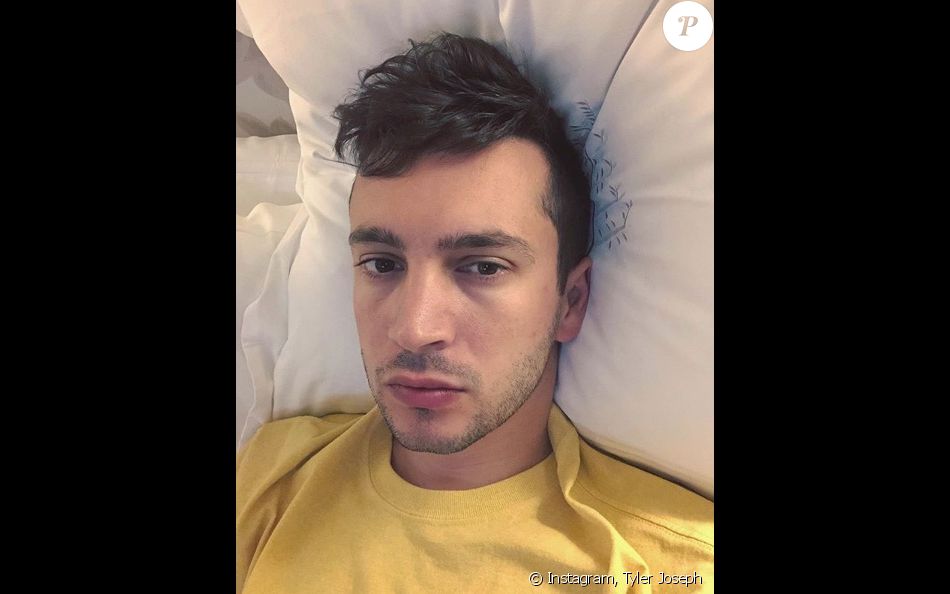 Tyler Joseph, du groupe Twenty One Pilots, sur Instagram. Le 3 juin ...