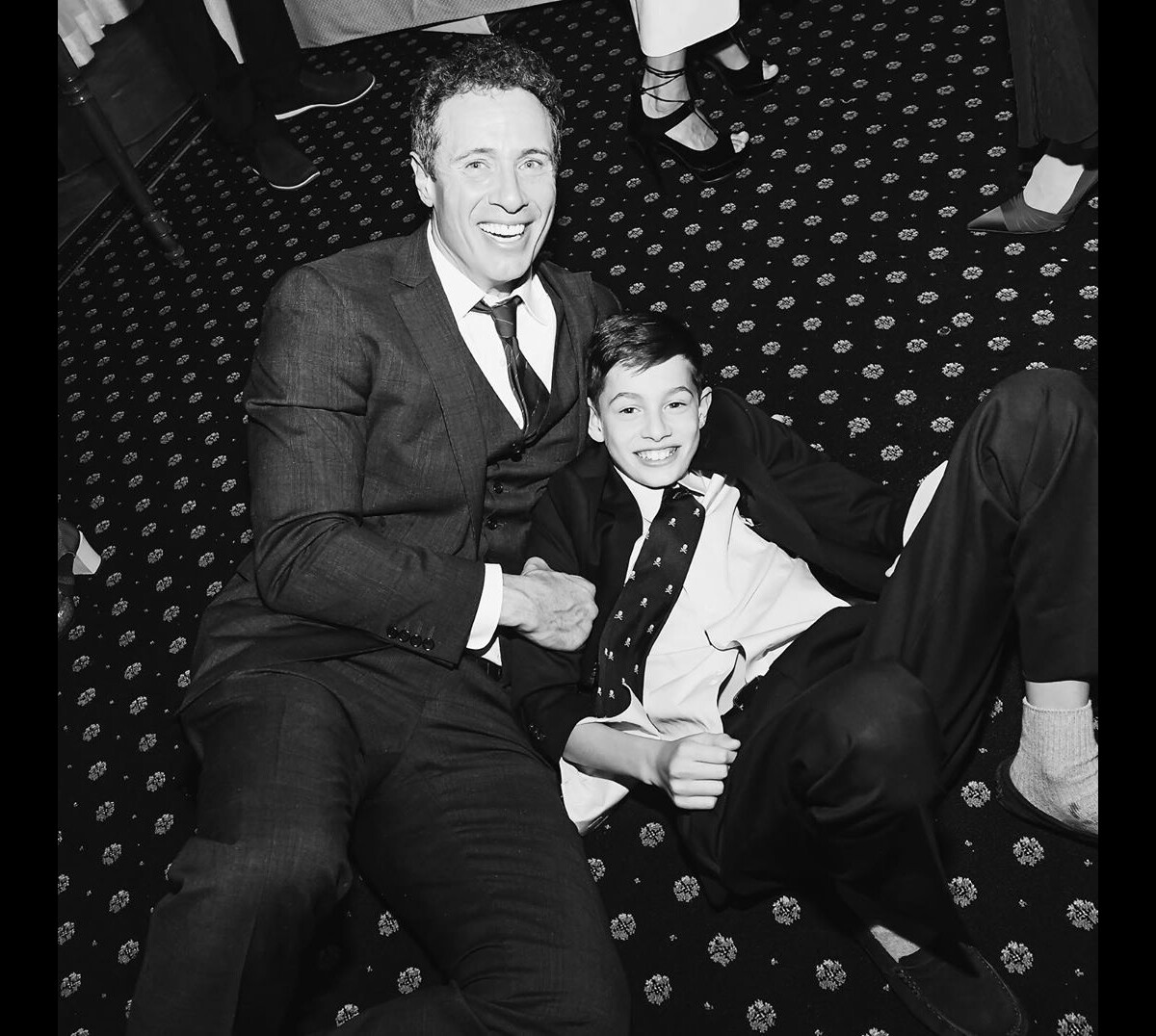 Photo : Chris Cuomo et son fils le 14 avril 2020 sur Instagram ...
