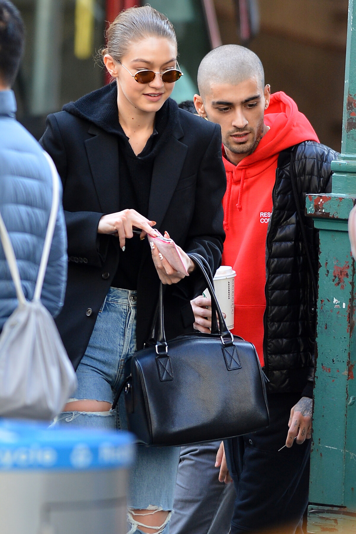 Photo : Exclusif- Gigi Hadid et Zayn Malik à nouveau en couple, s'embrassent tendrement dans les ...