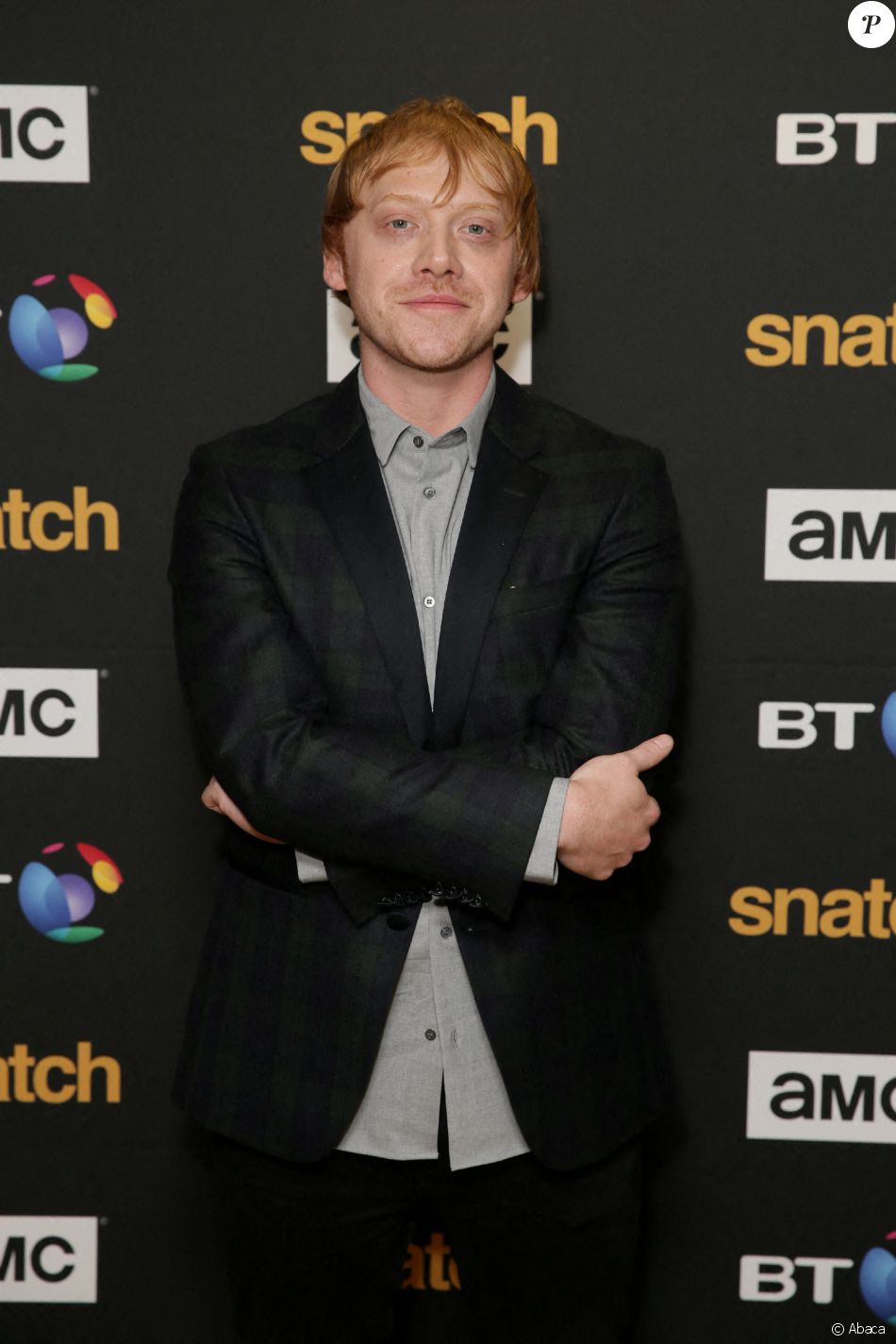 Rupert Grint en septembre 2017 lors de la première de la série Snatch ...