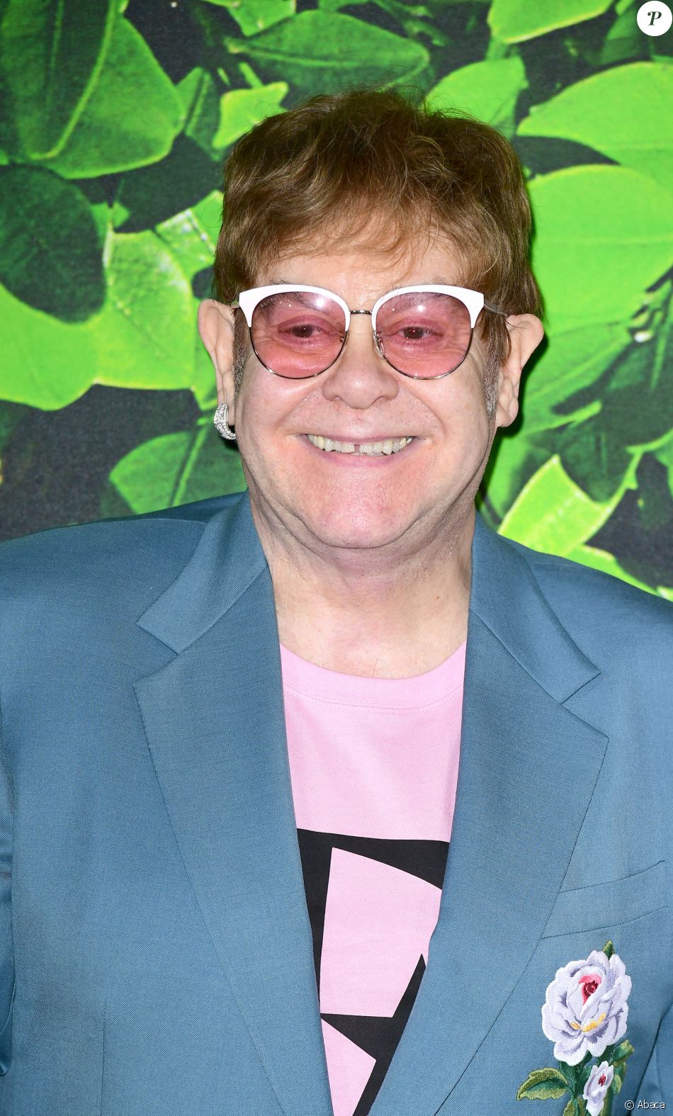 Elton John - Portrait. Londres. Le 22 avril 2018. @Ian West/PA Wire ...