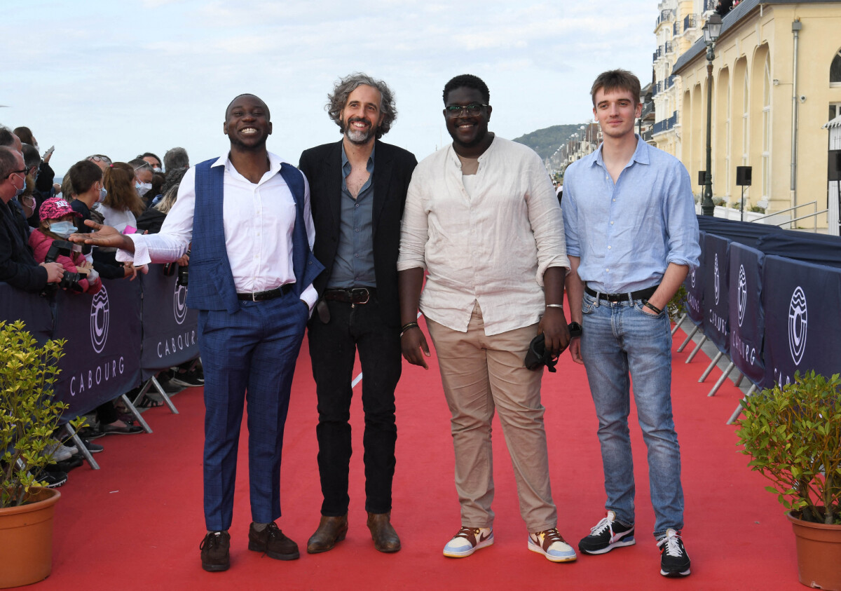 Photo : Eric Nantchouang, Guillaume Brac, Salif Cissé et Edouard ...