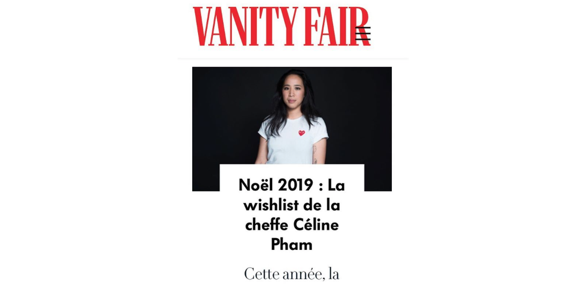 Photo : La cheffe Celine Pham interviewée par Vanity Fair en 2019 ...