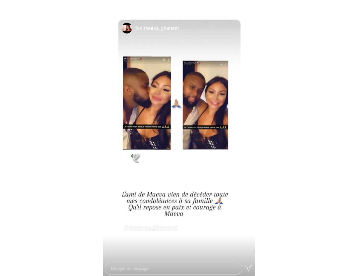 Photo Maeva Ghennam En Deuil Après La Mort De Son Ami Le 2 Septembre