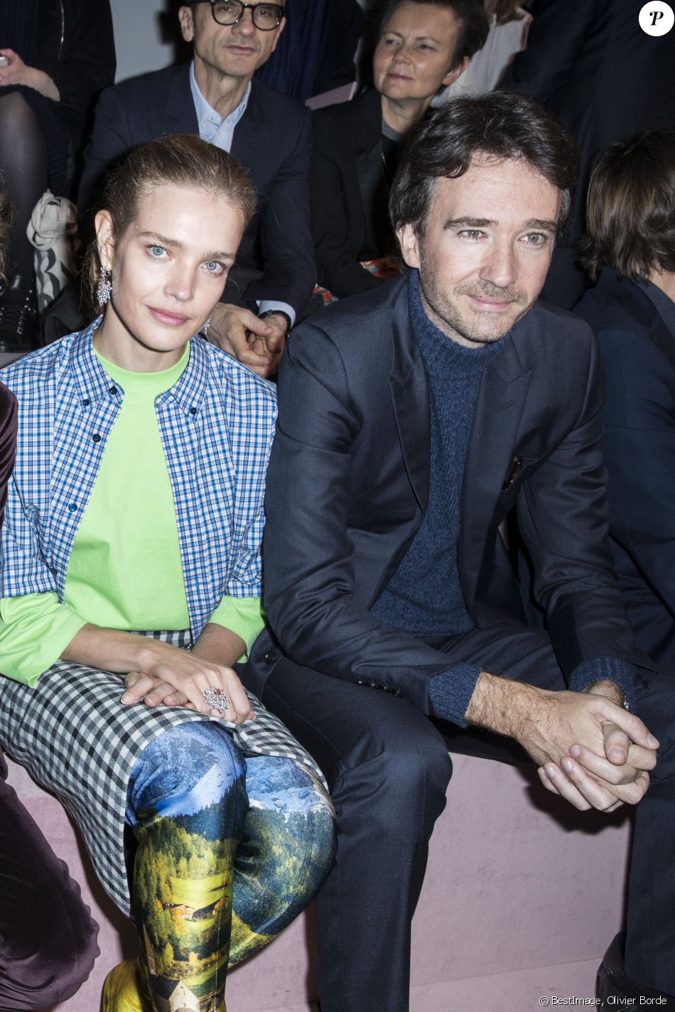 Natalia Vodianova et son compagnon Antoine Arnault - People au défilé ...