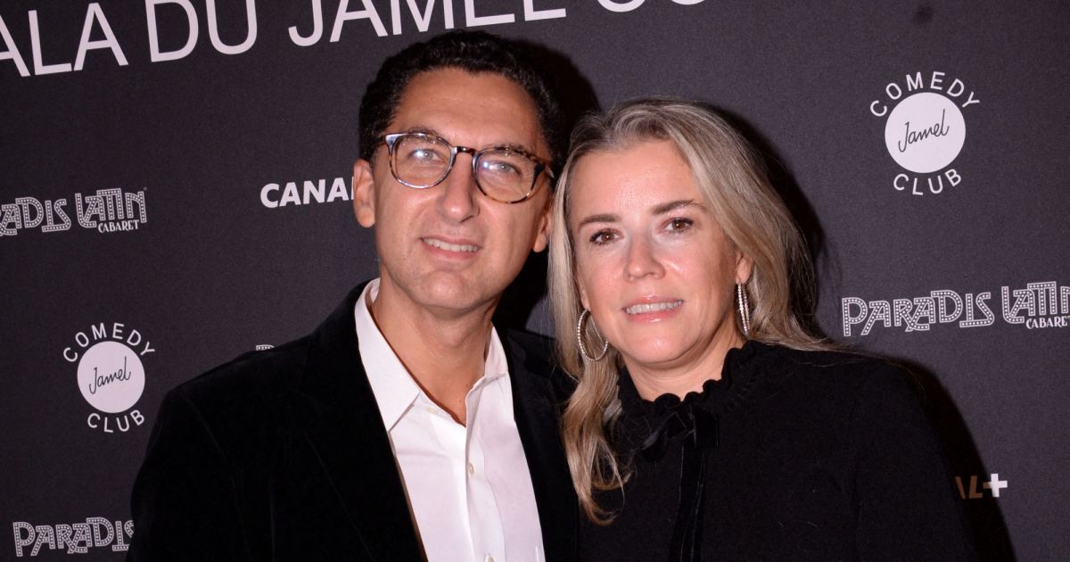 Maxime Saada, directeur général du groupe Canal+ et sa femme Sylvie ...