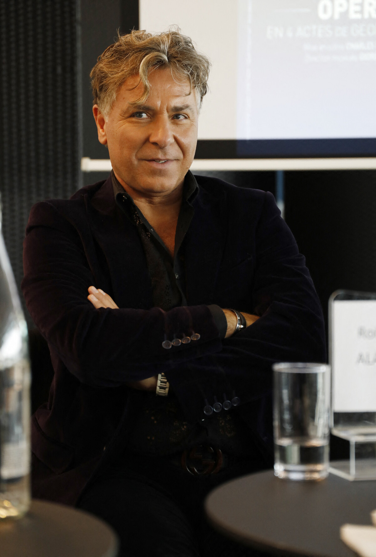 Photo : Exclusif - Roberto Alagna - Conférence de presse pour l'opéra ...