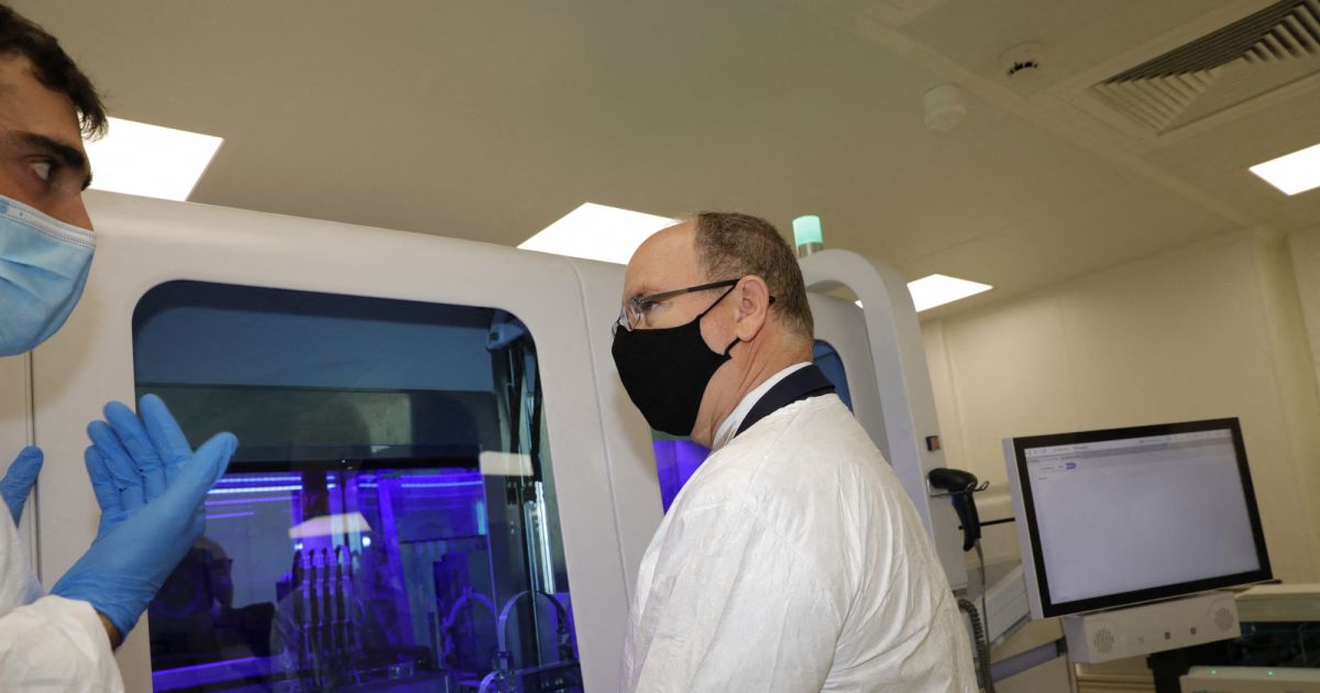 Exclusif - Le prince Albert II de Monaco - Inauguration du Laboratoire ...