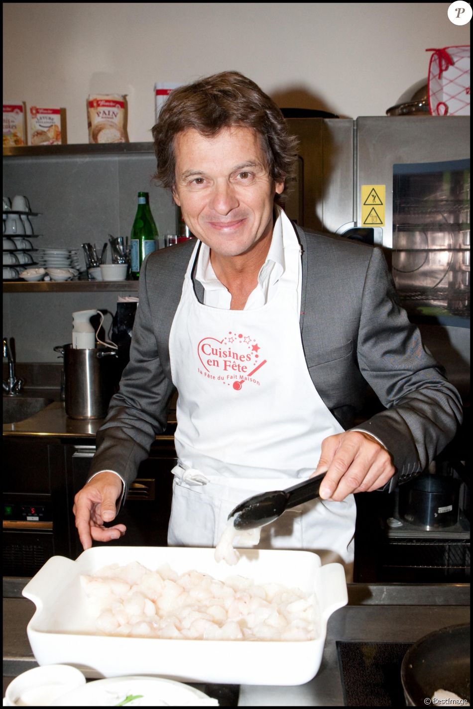 Le chef Guy Martin à l'Atelier Guy Martin à Paris en 2010. - Purepeople