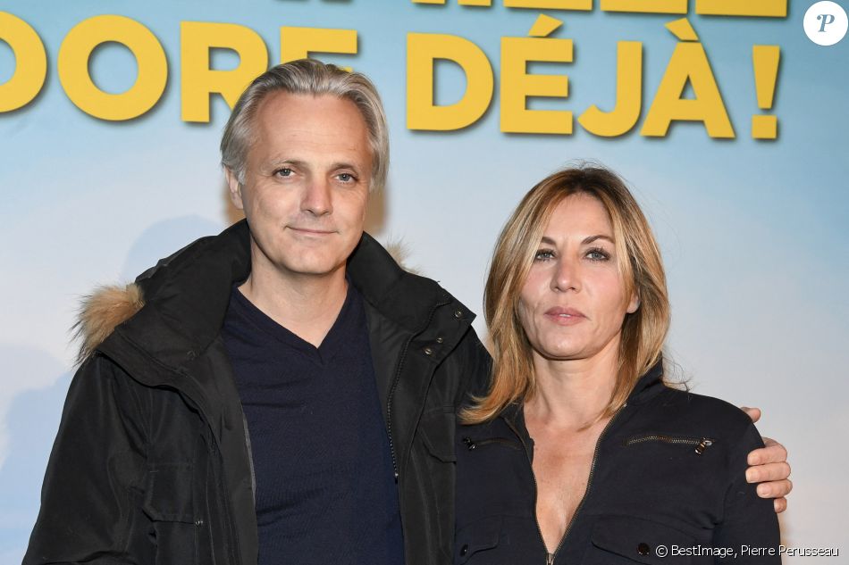Mathieu Petit et sa compagne Mathilde Seigner - Avant-première du film ...